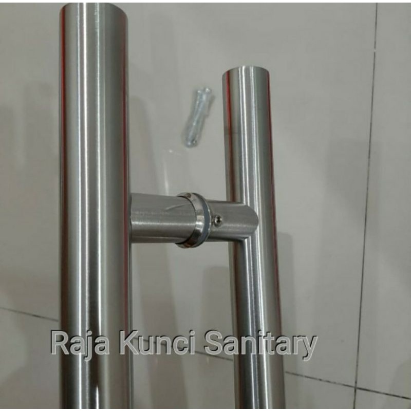 Jual Pull Handle Pipa Bulat H 25x600x400 SSS Stainless Doff/Tarikan ...