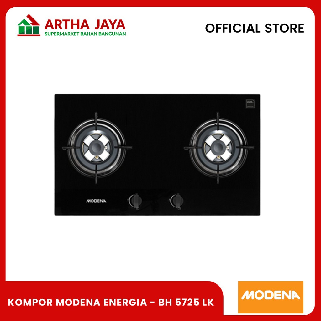 Jual MODENA KOMPOR GAS TANAM 2 TUNGKU BH 5725 LK | Shopee Indonesia