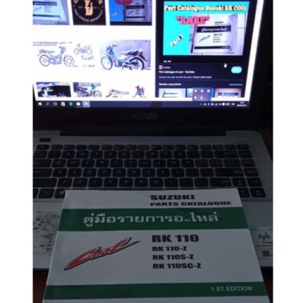 Jual copy part katalog Suzuki RK Cool 110 / RK 110-Z / RK 110 S-Z / RK ...