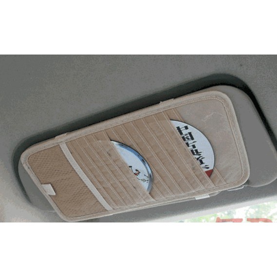 Jual Organizer tempat CD DVD kartu sunvisor mobil | Shopee Indonesia