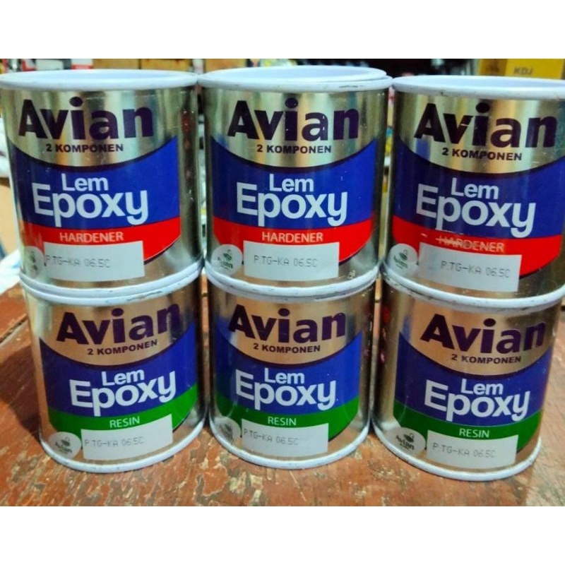 Jual Lem Epoxy Avian 340gram Epoxy Lem Kayu Besi Logam Kaca Serbaguna ...
