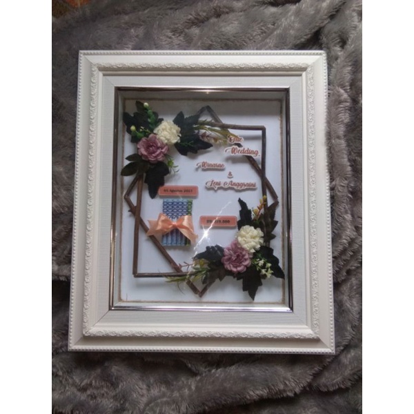 Jual Bingkai Mahar 3D ukuran 14R | Shopee Indonesia