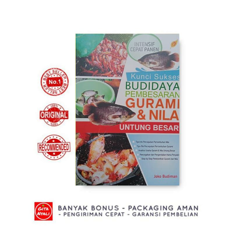 Jual Kunci Sukses Budidaya Pembesaran Gurami And Nila Untung Besar
