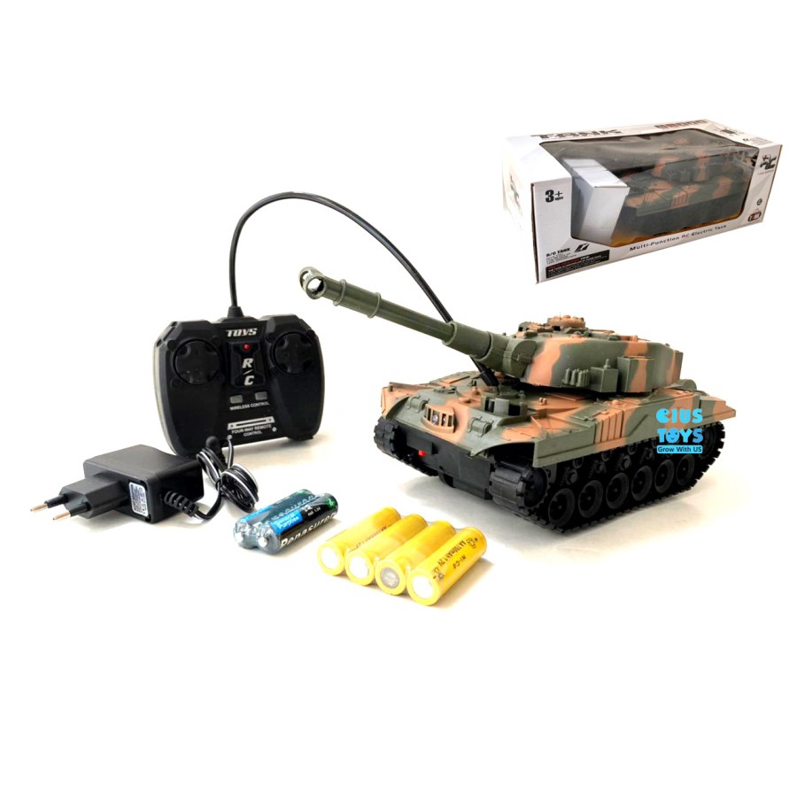 Jual Mainan Tank Remot Kontrol Baterai Cas / RC Tank Powerful | Shopee ...