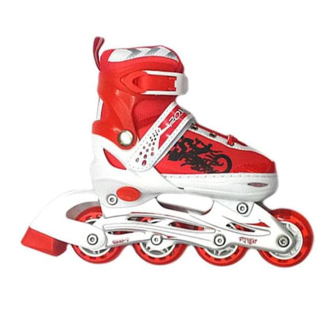 Jual Sepatu Roda Power Superb Bajaj Merah (+ Baut Bajaj) 1FT | Shopee ...