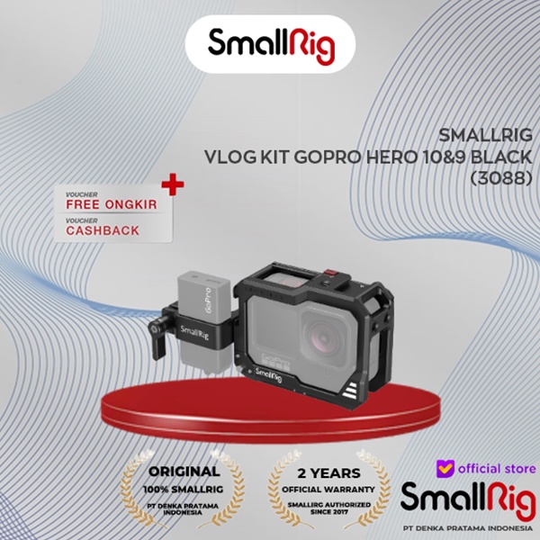 Jual SmallRig Vlogging Cage Kit for GoPro Hero 10/9 Black Vlog Kit |SM ...