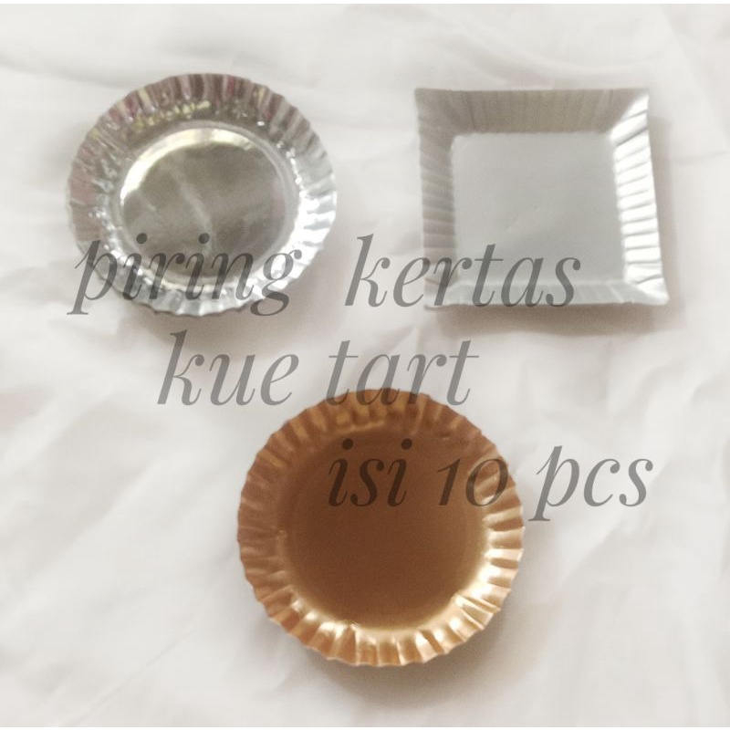 Jual piring kertas kue tart / ulang tahun, silver, emas | Shopee Indonesia