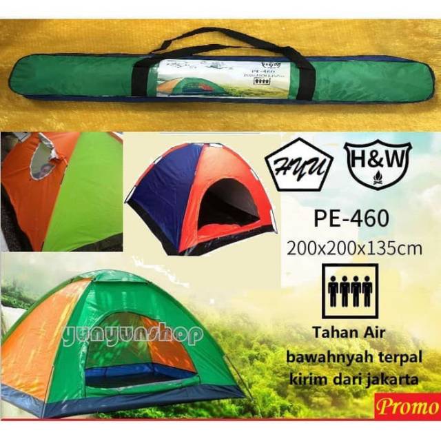 Jual TENDA CAMPING DOOM BERKAPASITAS 4-5 ORANG | Shopee Indonesia