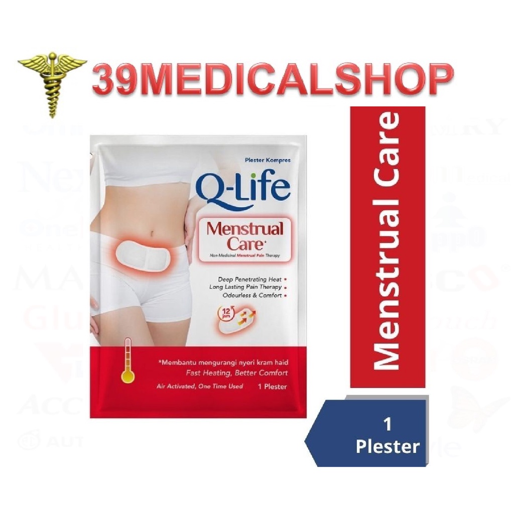 Jual Q LIFE MENSTRUAL CARE PLESTER KOMPRES PEREDA NYERI HAID - QLIFE ...