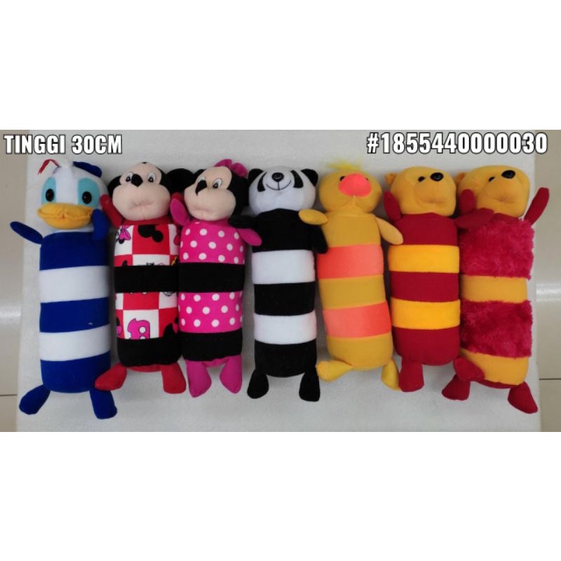 Jual Guling bludru doraemon pooh pio disney mini bayi guling baby ...