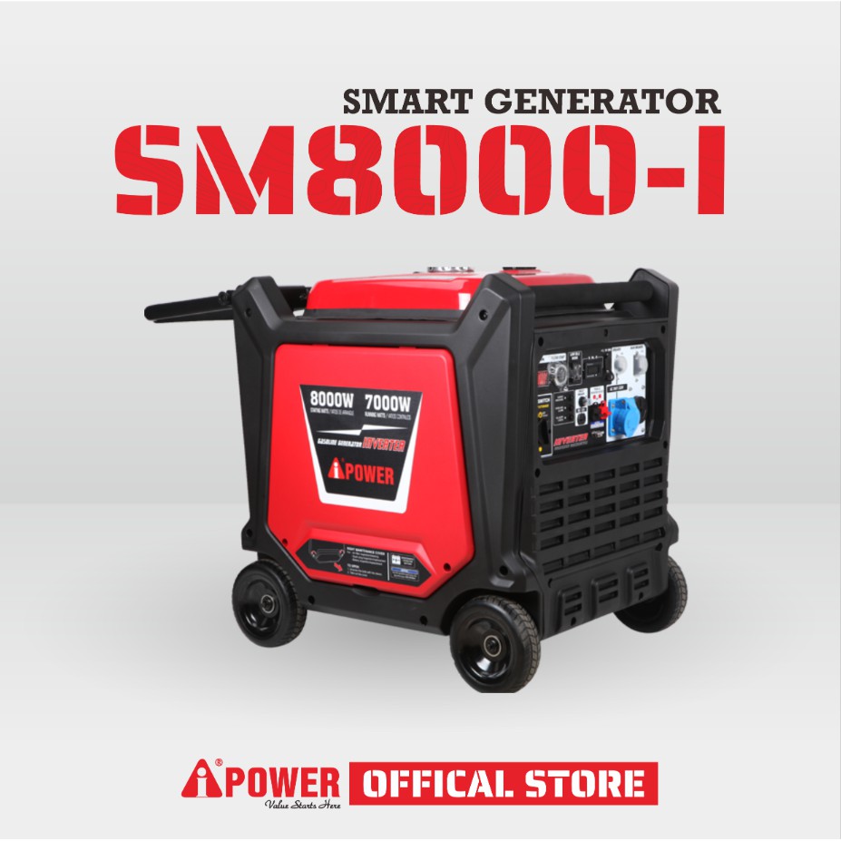 Jual SMART GENSET SMART GENERATOR BERKAPASITAS BESAR SM8000-i | Shopee ...