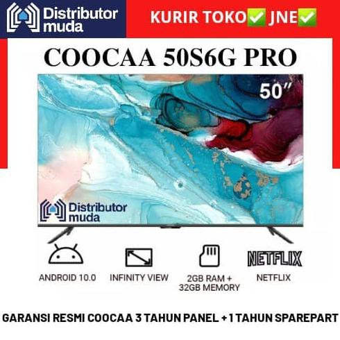 Jual Ready&Siapkirim Coocaa Led Tv Digital 50 Inch Android 10 Smart Tv 50S6G Pro | Shopee Indonesia