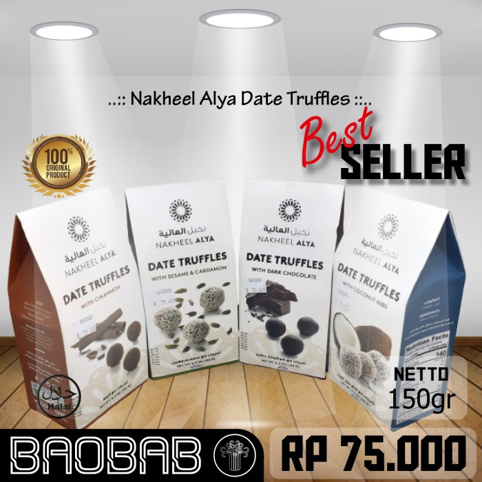 Jual Nakheel Alya Dates Truffles | Coklat Kurma Isi Almond - 150 gr ...
