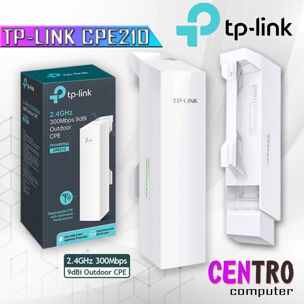 Jual Access Point TP-LINK CPE210 OUTDOOR 300MBPS 9 dBi - TPLINK CPE 210 ...