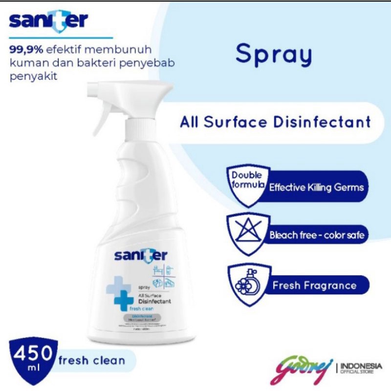 Jual Disinfectan Spray / Saniter All Surface Disinfectant Bottle Spray ...
