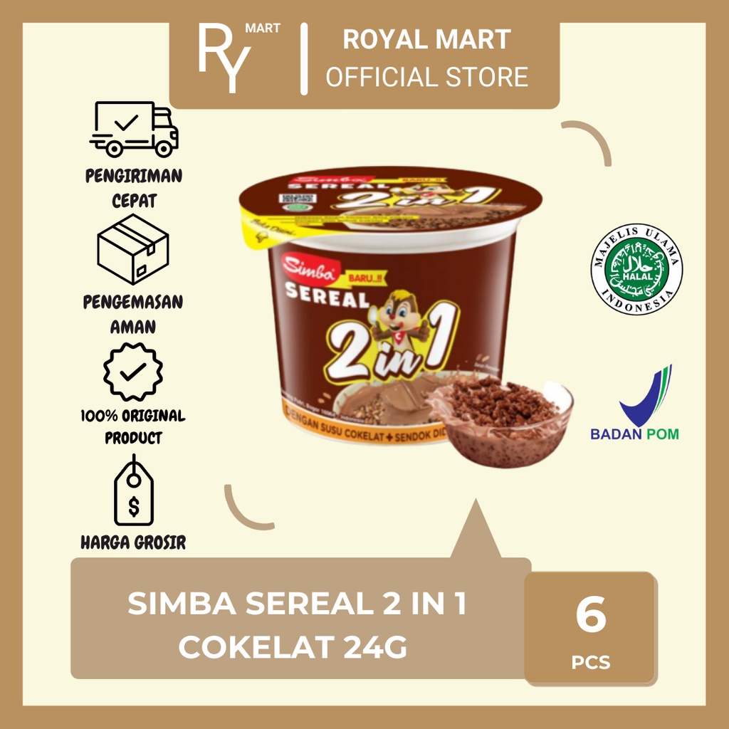 Jual Sereal Simba 2 In 1 Cokelat 24g x 6 pcs | Shopee Indonesia
