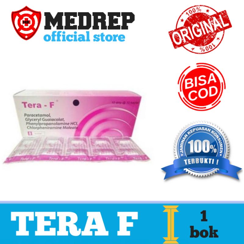 Jual TERA F PERBOK obat flu batuk sakit kepala | Shopee Indonesia