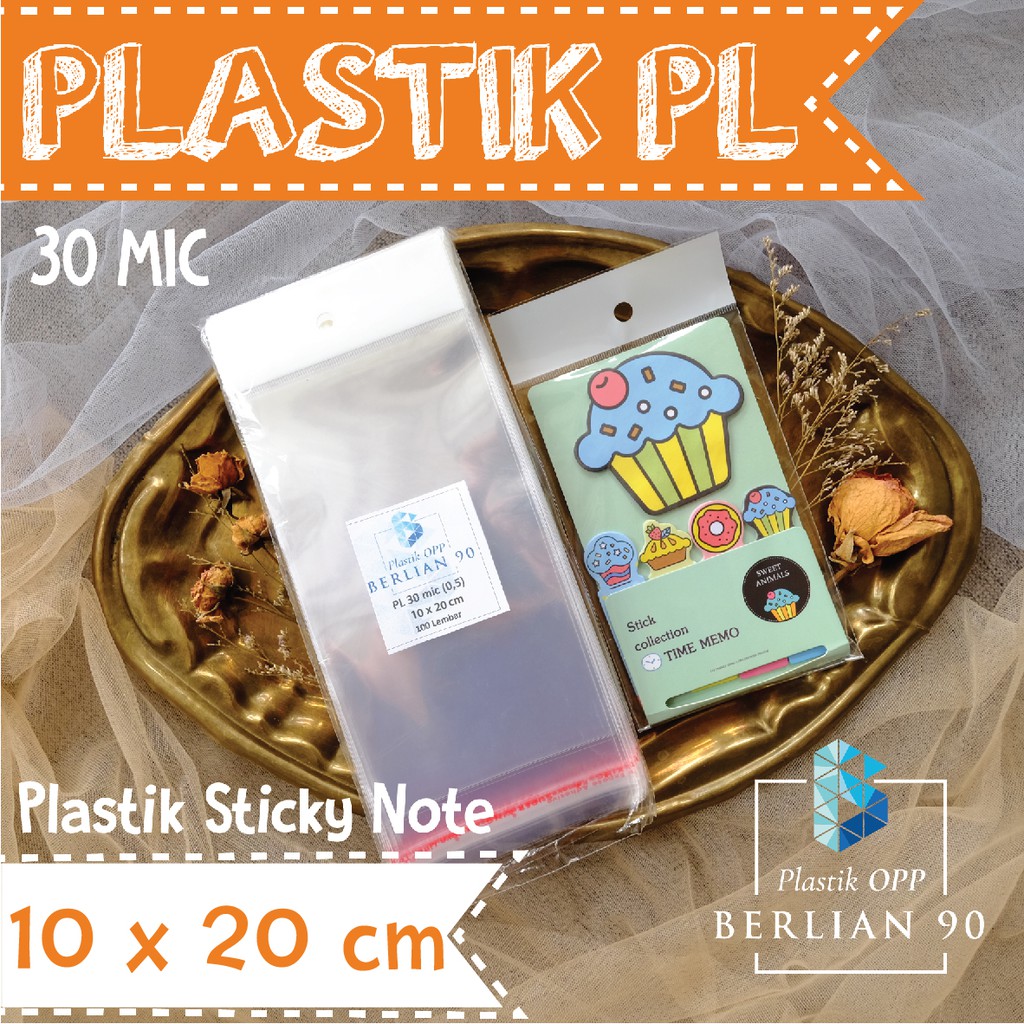 Jual PLASTIK DISPLAY 10 x 20 cm 30 mic / Plastik OPP Lubang Tebal ...