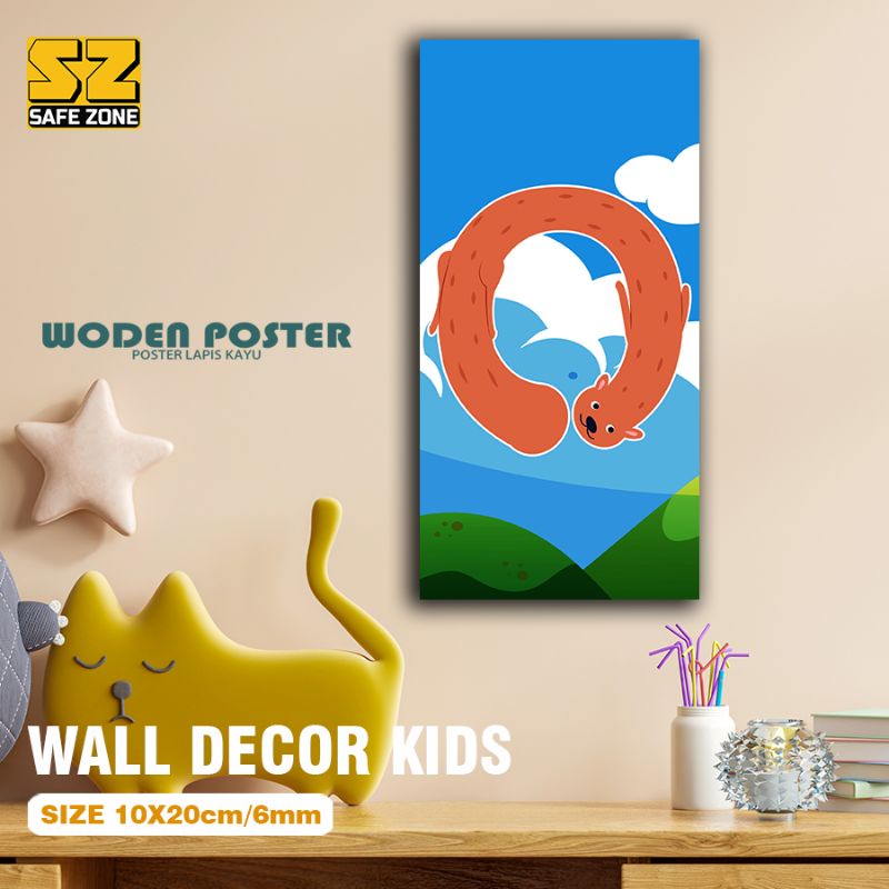 Jual Hiasan Dinding Custom Dekorasi Poster Kayu Huruf Alphabet Anak ...