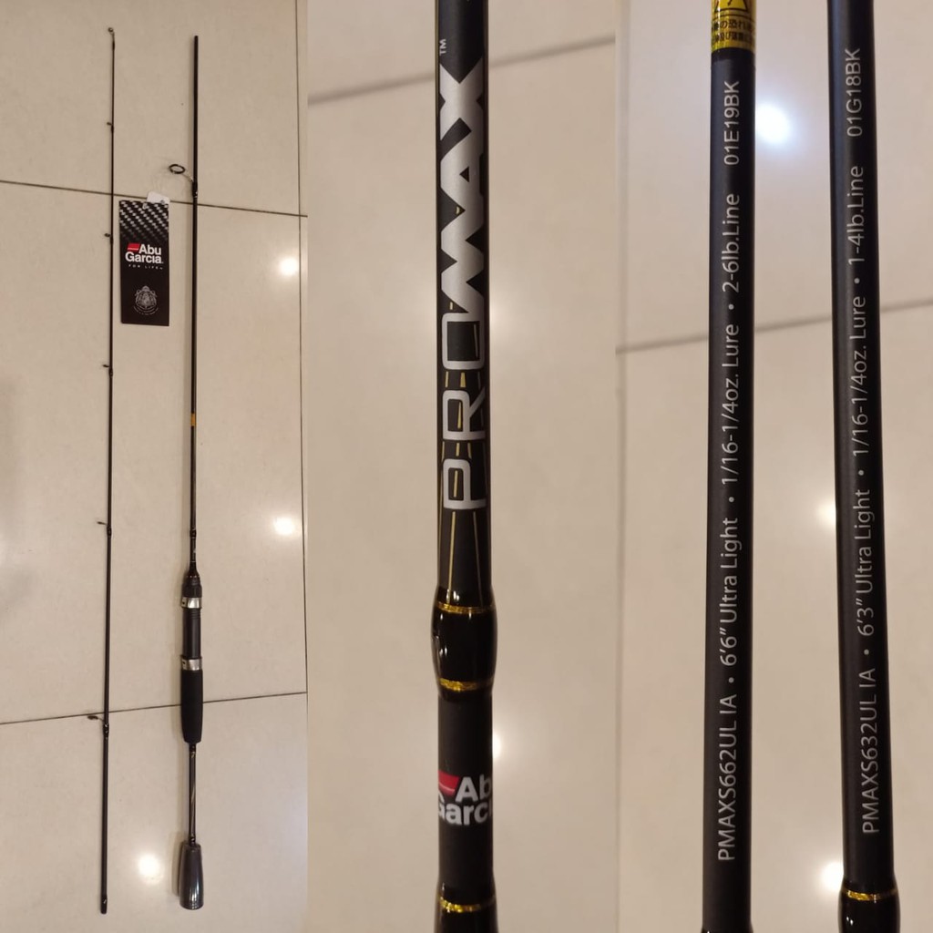 Jual Abu Garcia Promax Spinning Rod PMAXS662UL 2-6Lbs | Shopee Indonesia