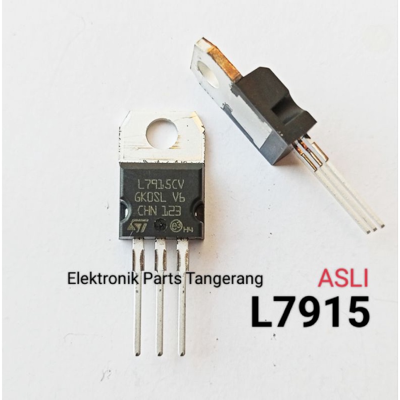 Jual IC REGULATOR L7915 ASLI IC L7915 ORIGINAL ST TRANSISTOR REGULATOR ...