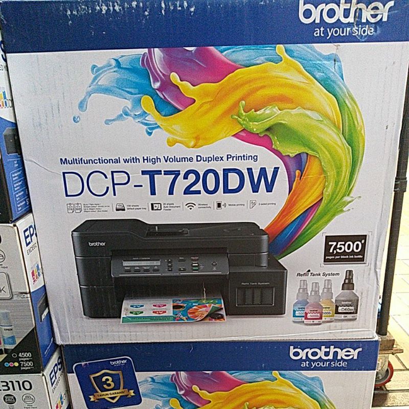 Jual Printer Brother DCP T720dw / T 720 AIO adf | Shopee Indonesia