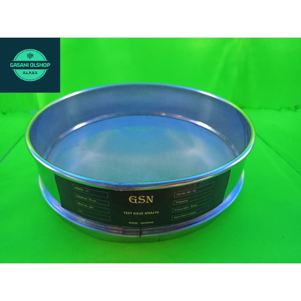 Jual Sieve Test Mesh 200 Ayakan Stainless Mesh 200 ( 75 um ) | Shopee ...