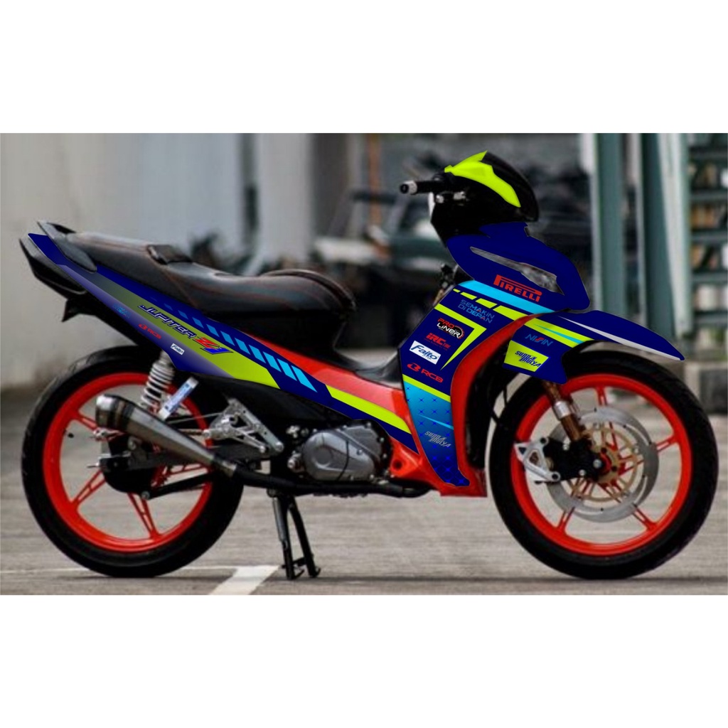 Jual Decal Jupiter Z1 Full Body Racing STRIPING Jupiter z sticker ...