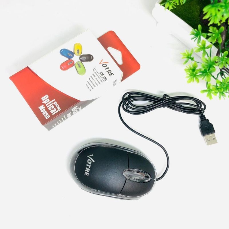Jual VOTRE Mouse Optic USB Mouse Votre KM-309 Optical Mouse Komputer ...