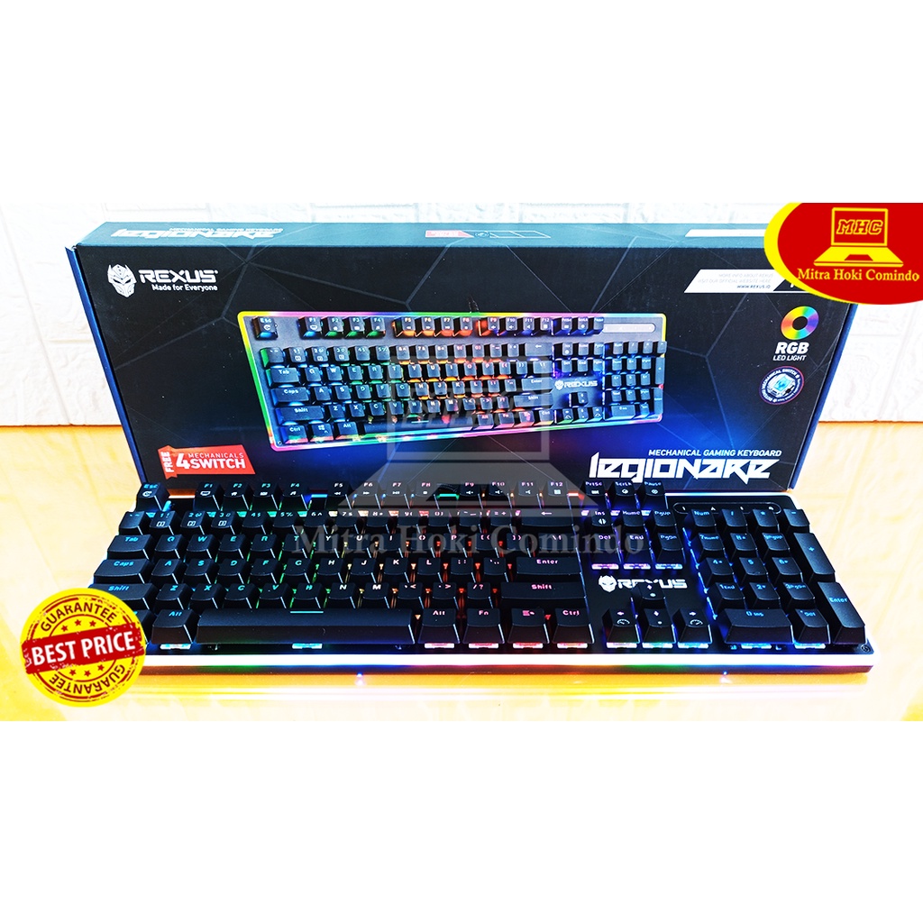 Jual Keyboard Gaming Mechanical Rexus Legionare MX10 Fullsize RGB ...