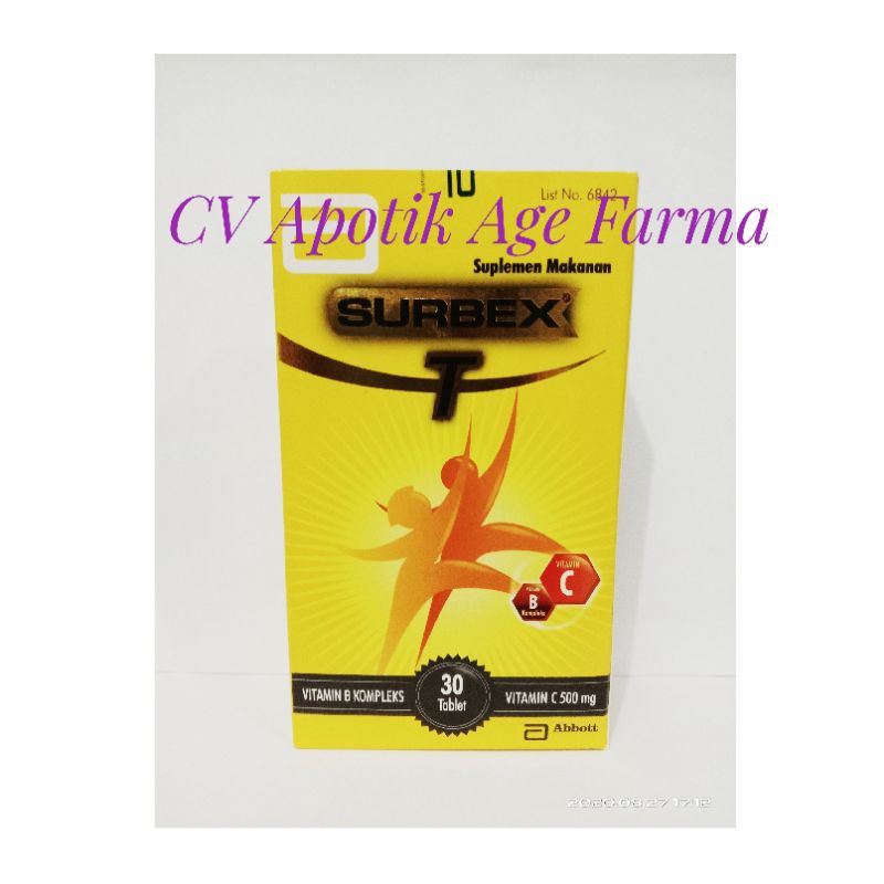 Jual Surbex T Tablet isi 30 (Abbott) | Shopee Indonesia