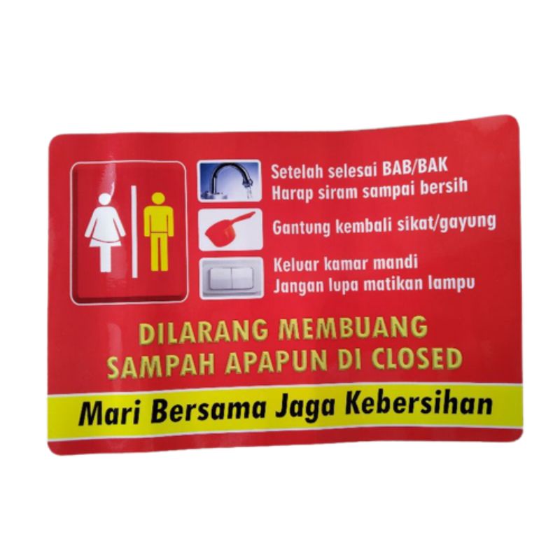 Jual Stiker Dilarang Membuang Sampah Apapun Di Closed | Shopee Indonesia Jual Stiker Dilarang Membuang Sampah Apapun Di Closed | Shopee Indonesia