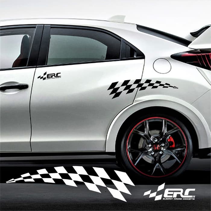 Jual Stiker Strip Cutting mobil model Flag 50cm universal ERC costum ...