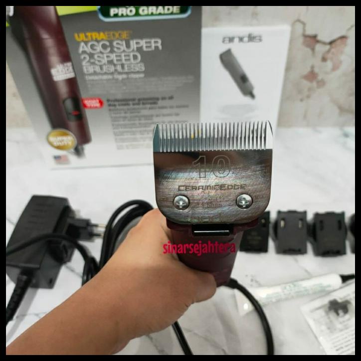 Jual Clipper Andis Agc 2 Speed Brushless Super Duty Colour 3000/3800 ...