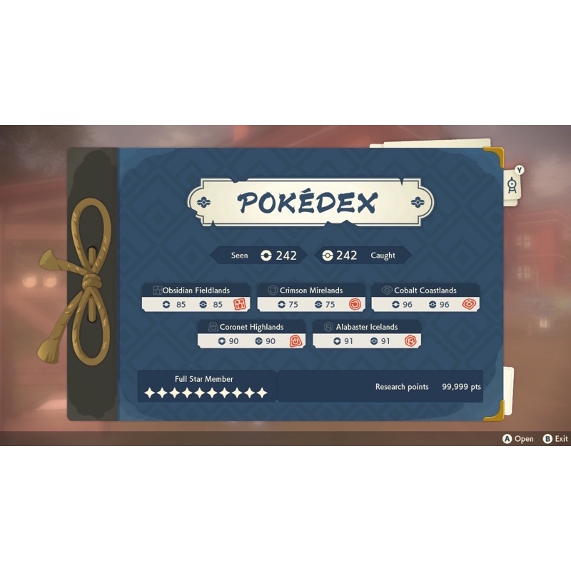 Jual Paket Complete Pokedex Pokemon Legend Arceus | Shopee Indonesia