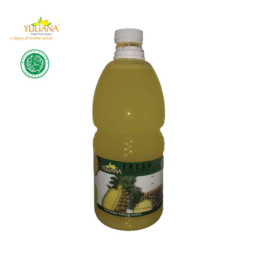 Jual Jus Buah Segar - Yuliana Fresh pineapple Juice 2 Ltr | Shopee ...
