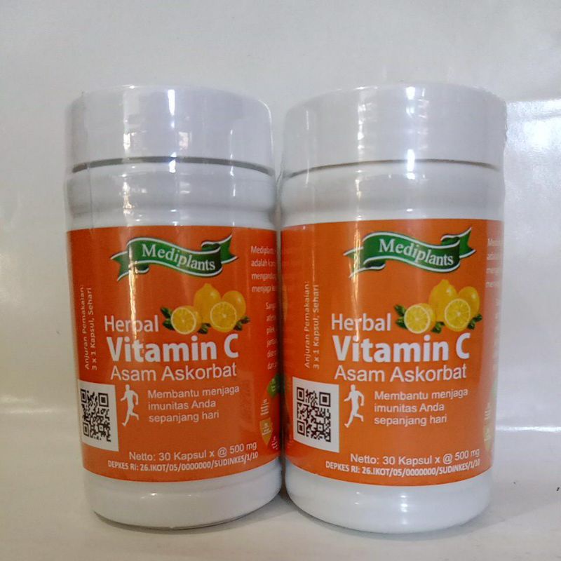 Jual Herbal Vitamin-C Asam Askorbat Mediplants | Shopee Indonesia