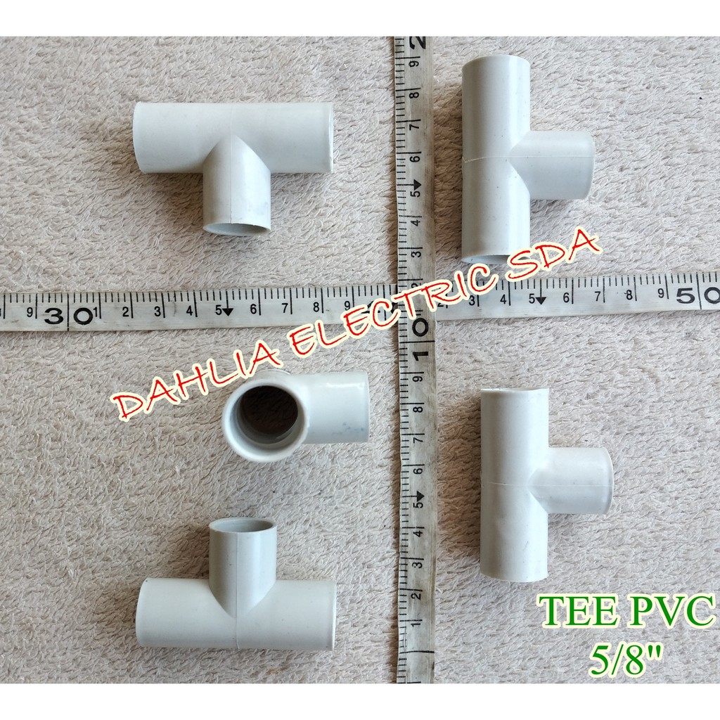 Jual TEE PVC 5/8 INCH (TEE PIPA LISTRIK 5/8) | Shopee Indonesia
