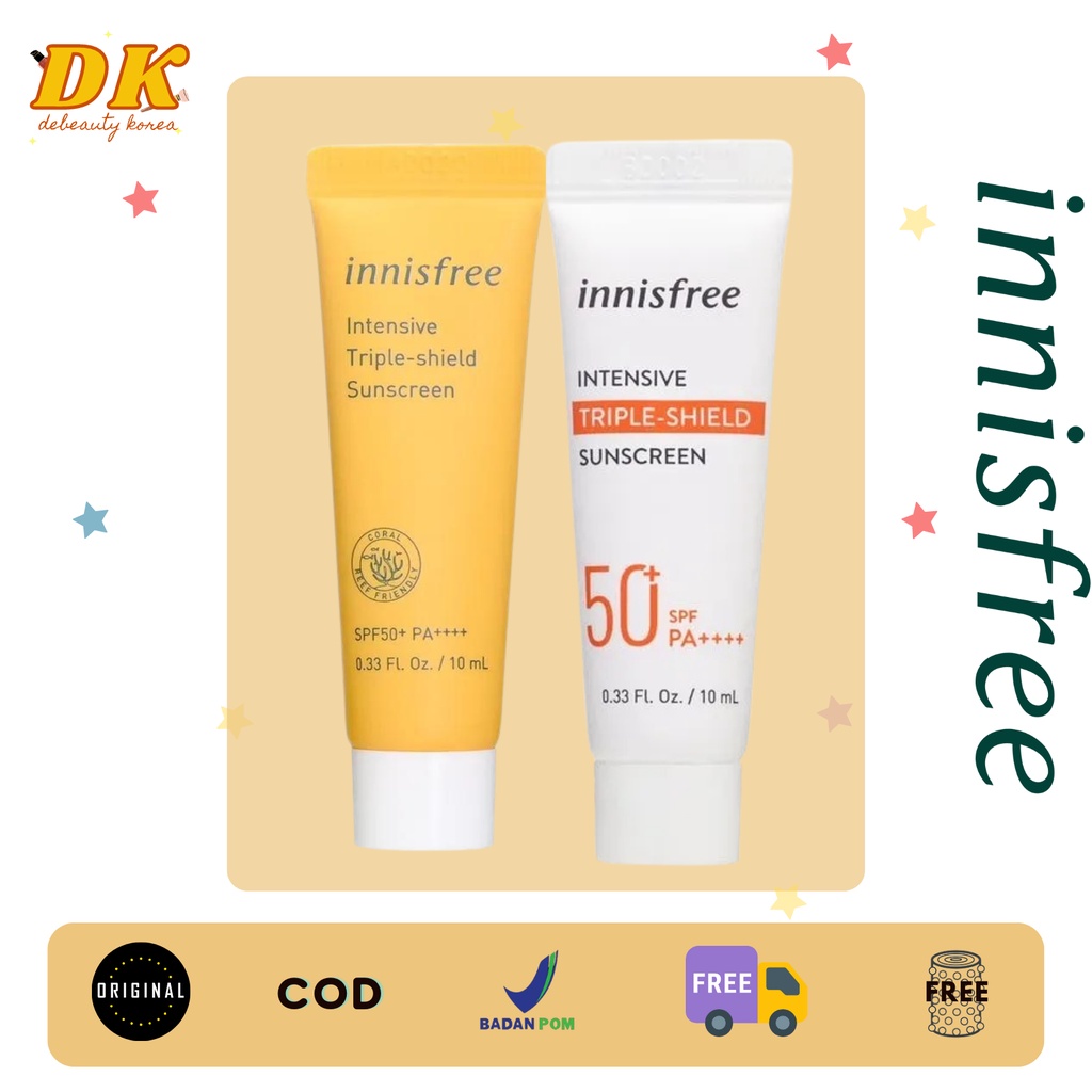 Jual Innisfree Intensive Triple Shield Sunscreen SPF 50+ PA++++ | Shopee Indonesia