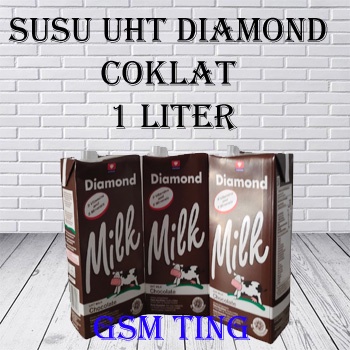 Jual Susu UHT Diamond Cokelat Plain 1 Liter | Shopee Indonesia
