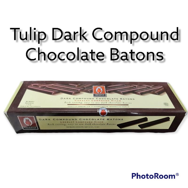 Jual Tulip Dark Compound Chocolate Batons 1,5Kg | Shopee Indonesia