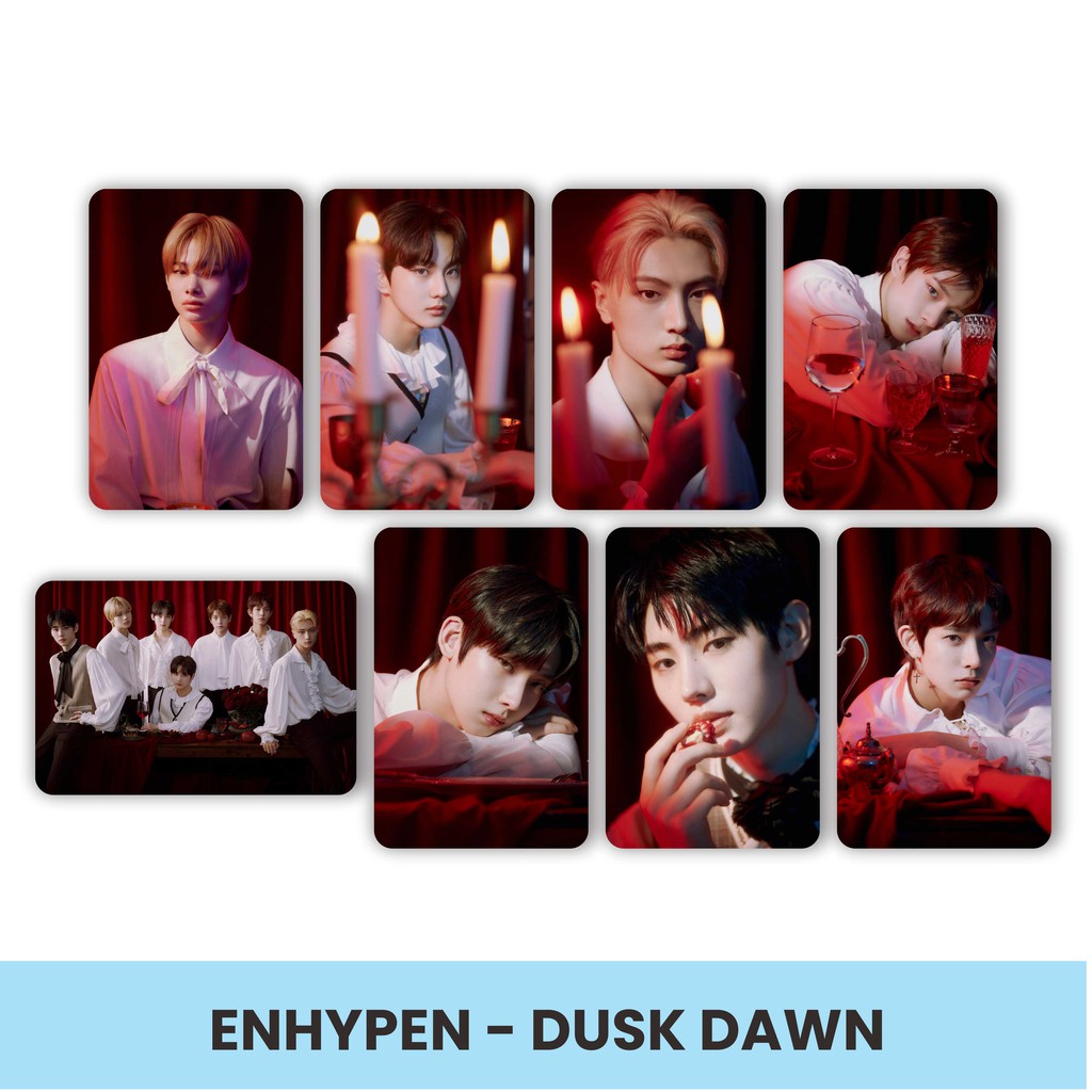 Jual PHOTOCARD KPOP ENHYPEN DUSK DAWN (TTD ALL MEMBER) | Shopee Indonesia