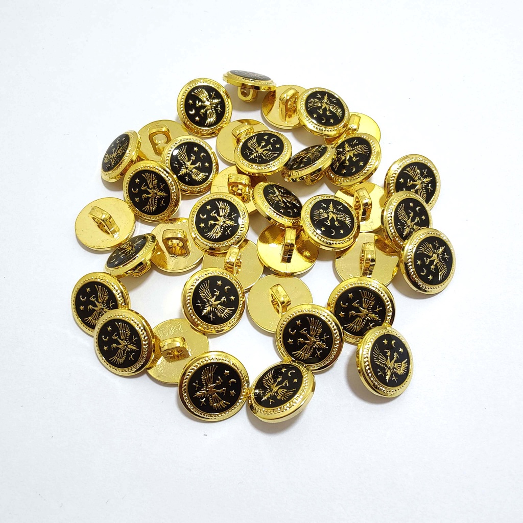 Jual KANCING BAJU SAFARI KANCING GARUDA 15 MM PER 12 PCS | Shopee Indonesia
