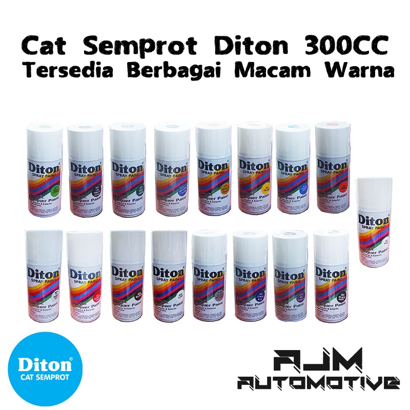 Jual Diton Cat Semprot Spray Paint 300CC Warna Standar Pilox | Shopee ...