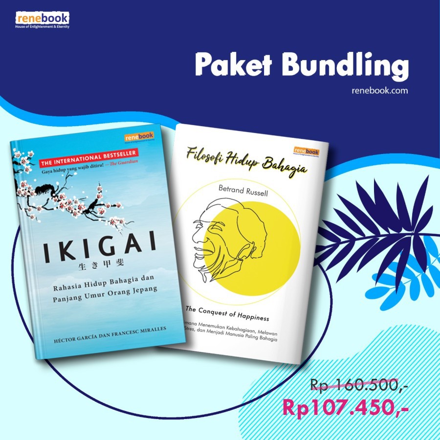 Jual Paket Bundling Ikigai+ Filosofi Hidup Bahagia | Shopee Indonesia
