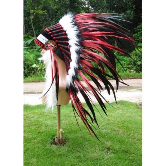 Jual Topi indian lancur merah | Shopee Indonesia