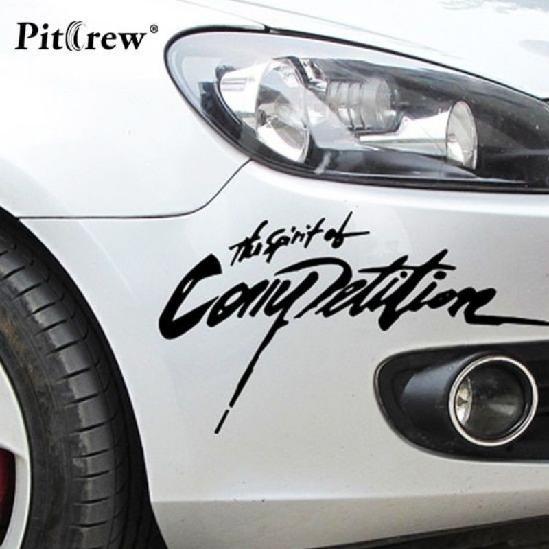 Jual stiker mobil the spirit of competition cutting sticker | Shopee ...