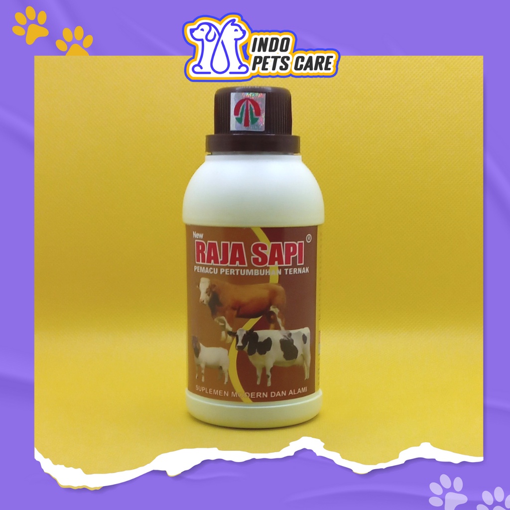 Jual PEMACU PERTUMBUHAN TERNAK - RAJA SAPI SYRUP 250ML - VITAMIN SAPI ...