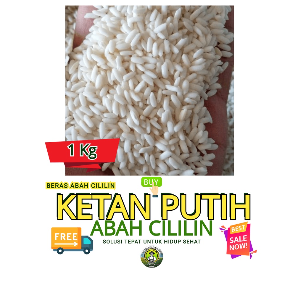 Jual BERAS KETAN PUTIH 1KG / BERAS KETAN PUTIH ABAH CILILIN | Shopee ...