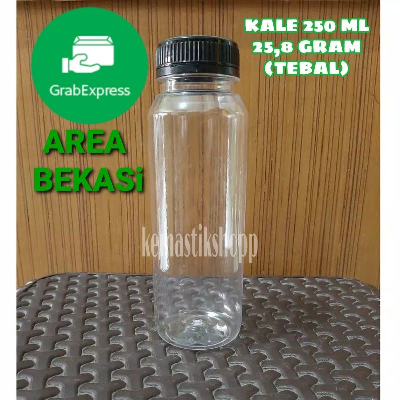 Jual Botol Plastik Kale 250ml TEBAL 25,8 gram (KHUSUS INSTANT / SAMEDAY ...